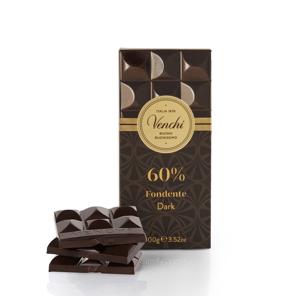 60% Dark chocolate bar 100 g | Venchi Arabia