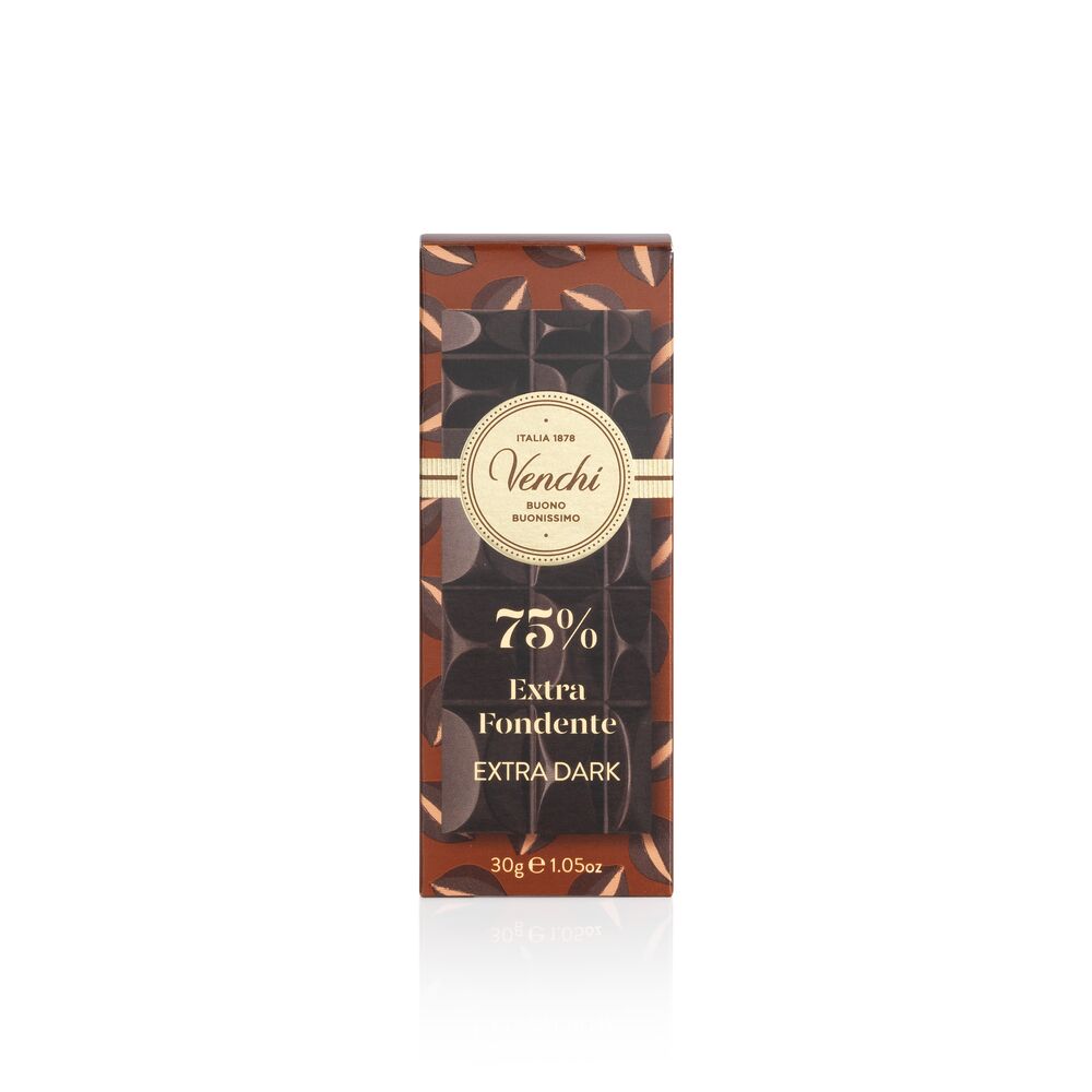 75% Extra Dark mini chocolate bar, 30 g | Venchi Arabia